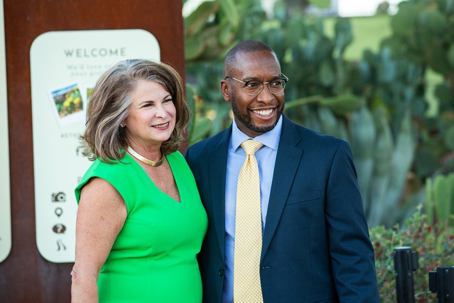 Ethel M's Holiday Cactus Garden Lighting - Henderson Mayor Deborah ...