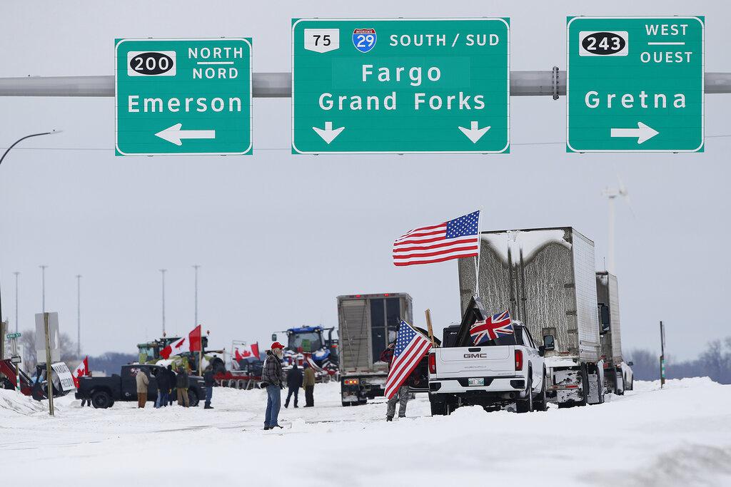 Canadian judge orders an end to blockade at border bridge - Las Vegas ...