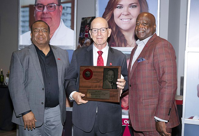 UNLV Athletics Hall of Fame 2022 - Jim Reitz, center, UNLV men's and ...