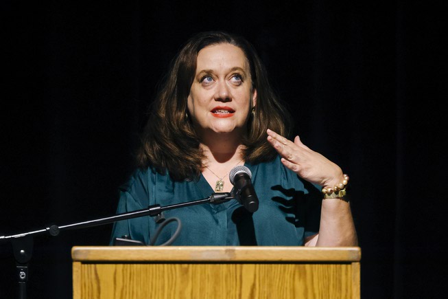 Photograph : Clark County Poet Laureate Angela Brommel