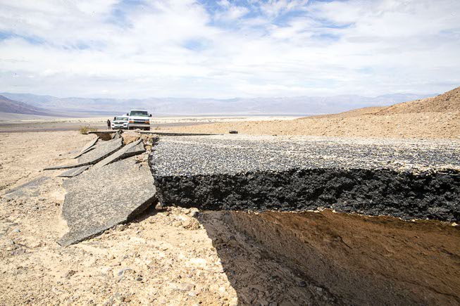 Photograph : Death Valley Storm Damage