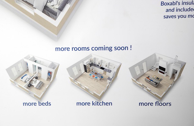 Boxabl: Tiny Houses That Fold - A sign in a Casita model home gives ...