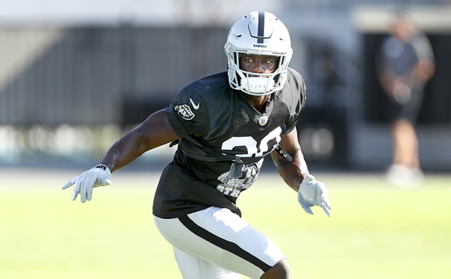 Aug. 23: Raiders Training Camp - Las Vegas Raiders safety Duron Harmon ...