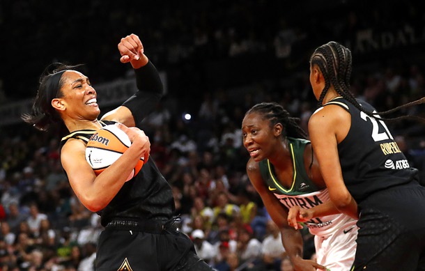 Photograph: Aces vs Storm: Game 2 - Las Vegas Weekly