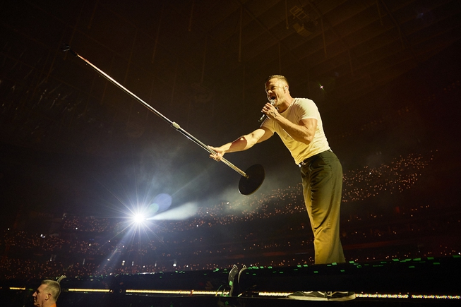 Photograph : Imagine Dragons at Allegiant Stadium - Las Vegas Sun News
