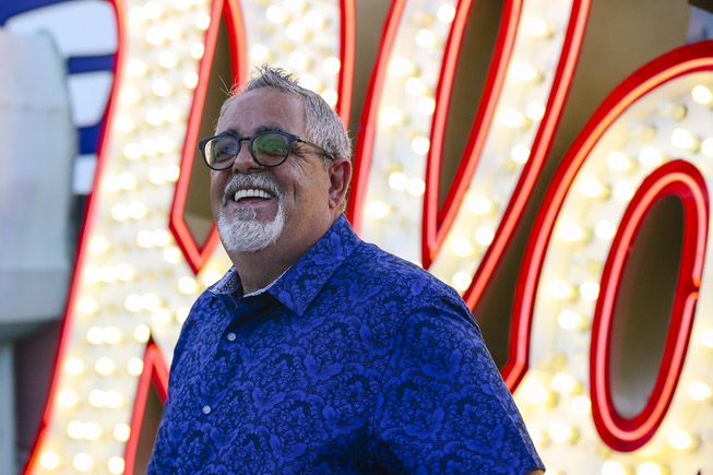 Neon Museum Reilluminates Historic Plaza Sign - Jesse Hartlauer of ...