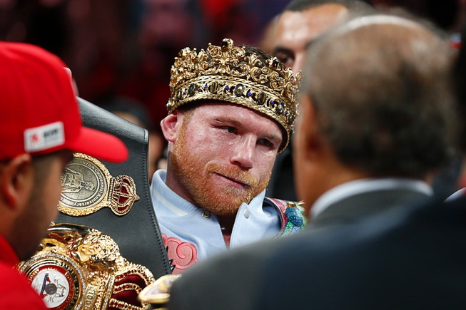 Photograph : Canelo vs Triple G: Fight 3 - Las Vegas Sun News