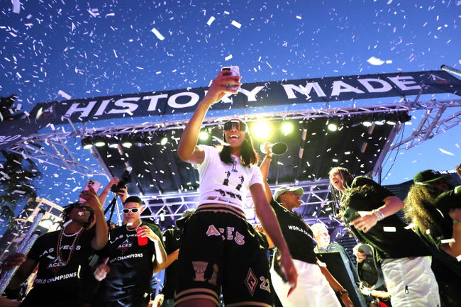‘We’re just getting started’: Las Vegas gets its parade as Aces bring ...