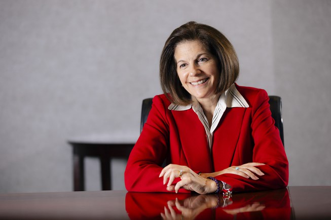 Photograph : Senator Catherine Cortez Masto Interview - Las Vegas Sun News