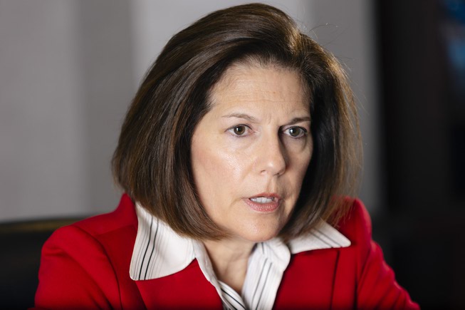 Photograph : Senator Catherine Cortez Masto Interview - Las Vegas Sun News