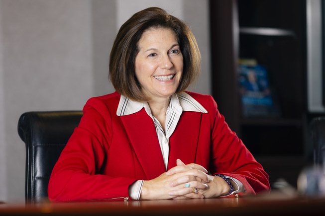 Photograph : Senator Catherine Cortez Masto Interview - Las Vegas Sun News