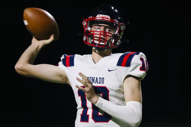 Shadow Ridge Defeats Coronado, 28-21 - Coronado quarterback Aiden ...