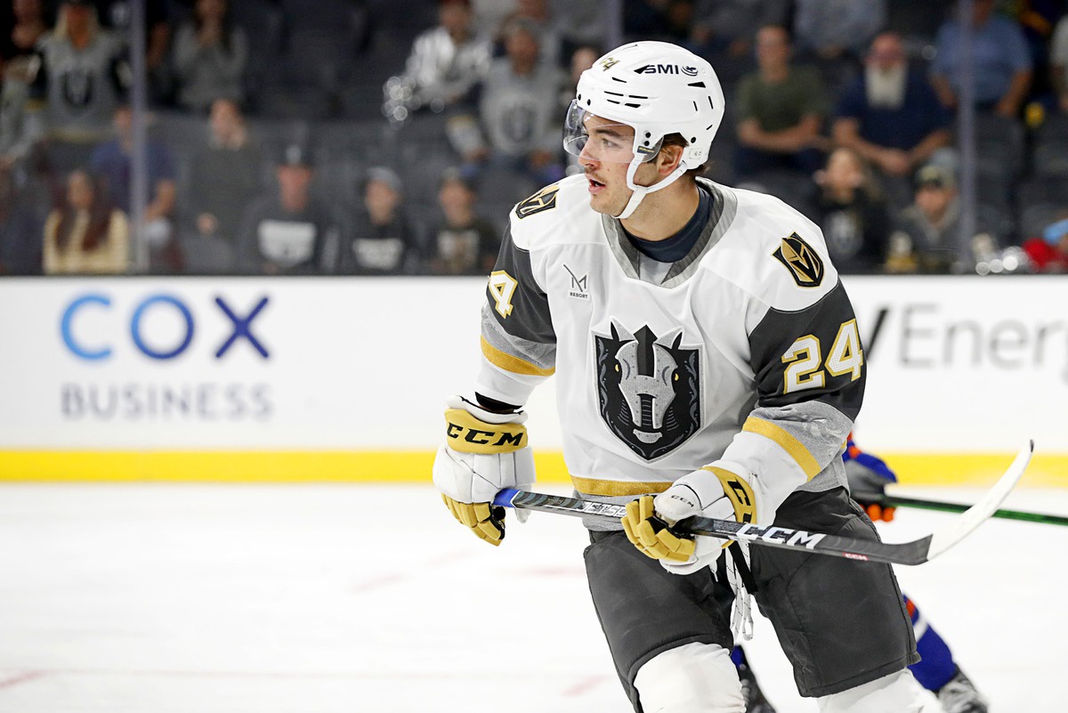 Eyes on Golden Knights' top prospect Brisson in final development camp ...