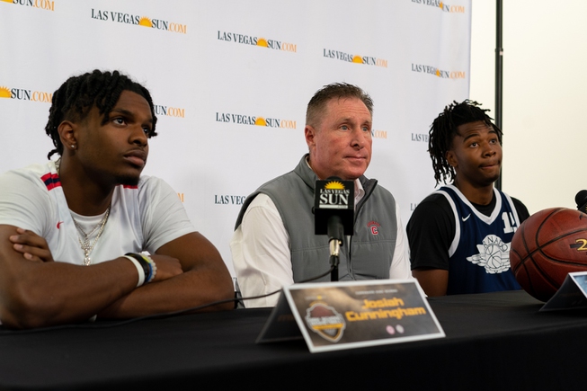 Photograph : 2022 Las Vegas Sun Annual High School Basketball Media Day ...