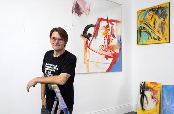 Photograph: Artist Brian C. Gibson - Las Vegas Weekly