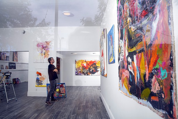 Photograph: Artist Brian C. Gibson - Las Vegas Weekly