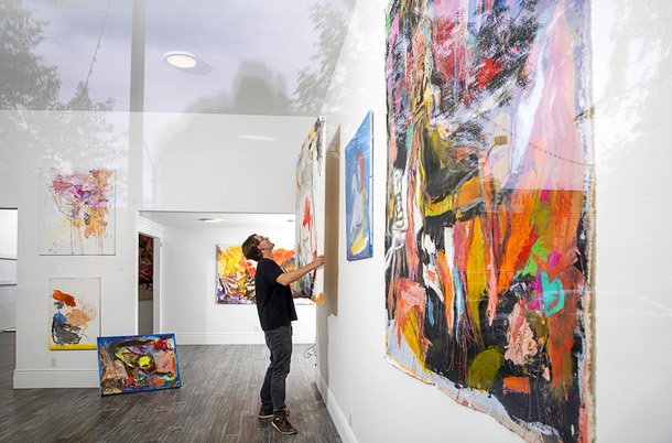 Photograph: Artist Brian C. Gibson - Las Vegas Weekly