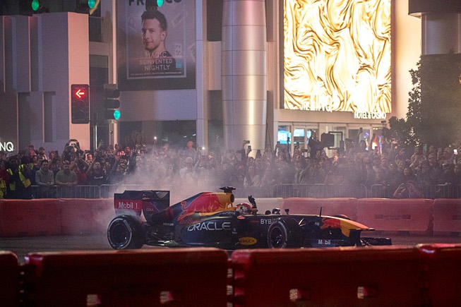 Photograph : F1 Preview Event On Las Vegas Strip - Las Vegas Sun News