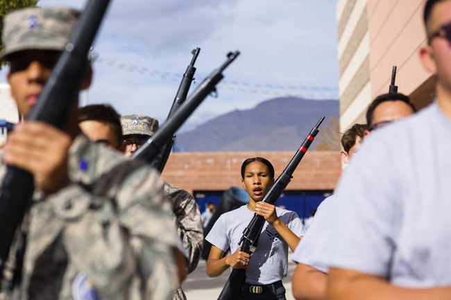 High school students thrive, learning responsibility and leadership in Junior ROTC - Las Vegas ...