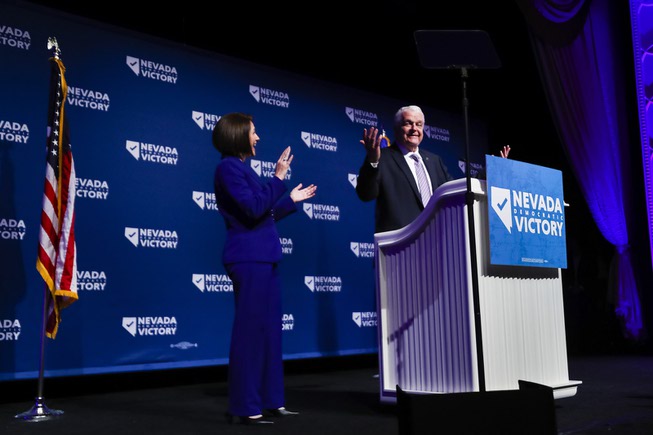Photograph : Democratic Victory Party - Las Vegas Sun News