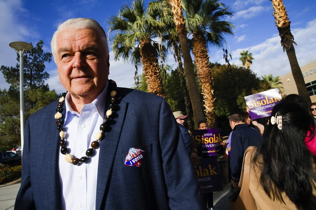 Swept out of office by COVID, former Nevada Gov. Steve Sisolak eyes a ...