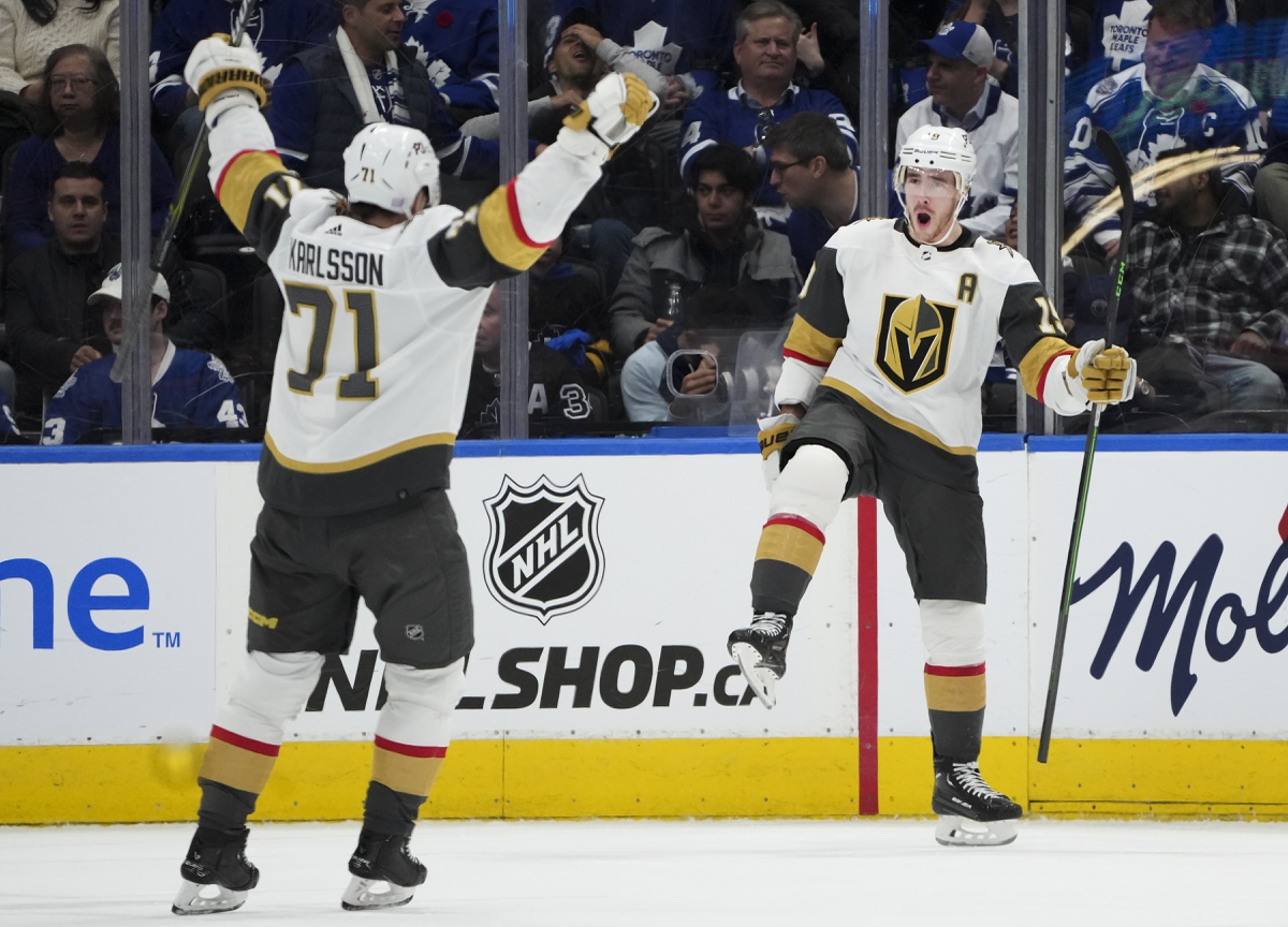 Smith scores in OT to give Golden Knights win over Toronto - Las Vegas ...