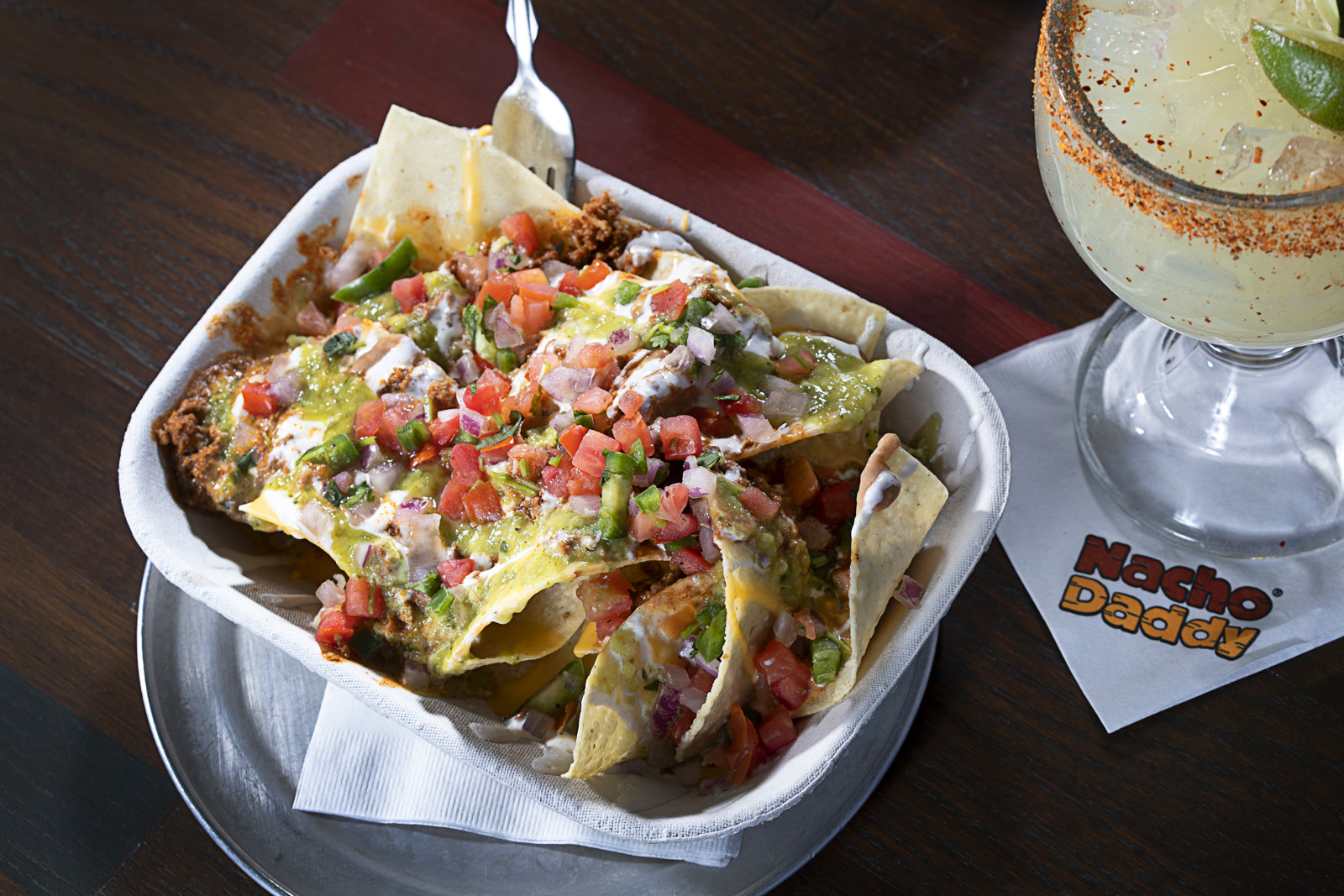 Nacho Daddy's Supreme Tostada Nacho - Las Vegas Weekly