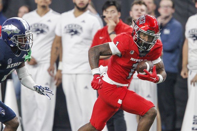 UNLV football beats UNR - UNLV Rebels wide receiver Kyle Williams (1 ...