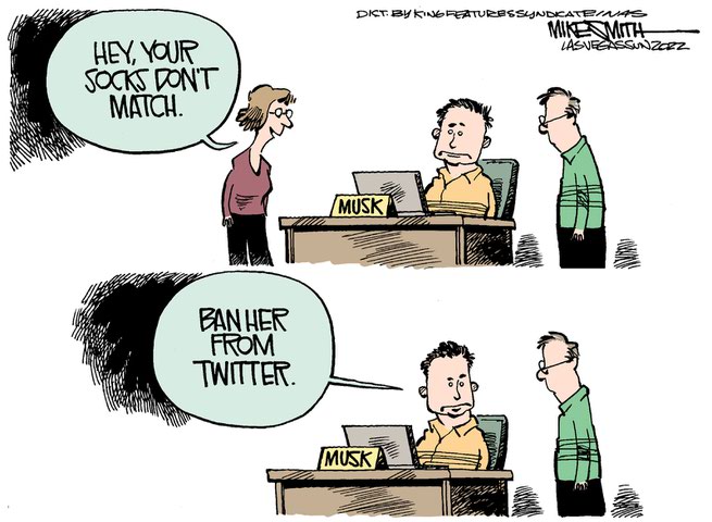 Mike Smith Cartoon : 122122 smith cartoon musk - Las Vegas Sun News