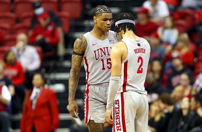 UNLV Falls to San Diego State, 76-67 - UNLV Rebels guards Luis ...