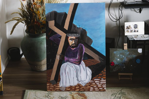 Photograph: Artist George Fielder - Las Vegas Weekly