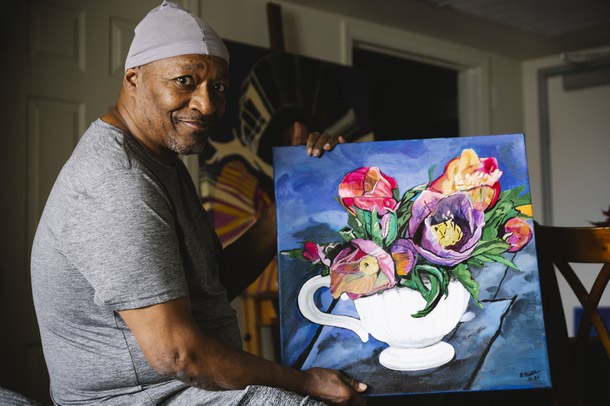 Photograph: Artist George Fielder - Las Vegas Weekly