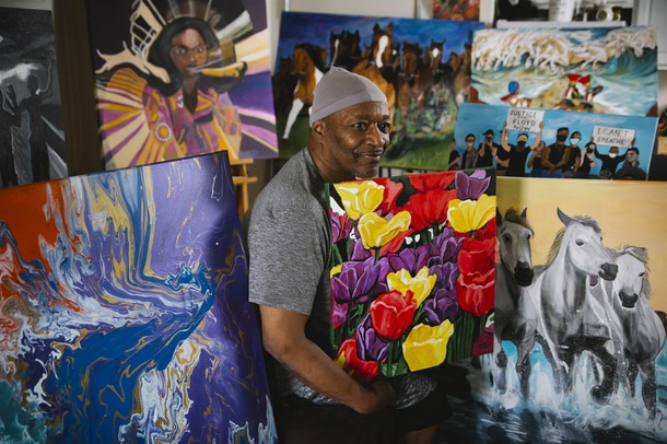 Photograph: Artist George Fielder - Las Vegas Weekly