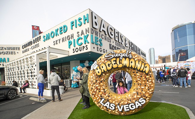 Man Earns $3,500 Eating Bagels - An exterior view Siegels Bagelmania ...