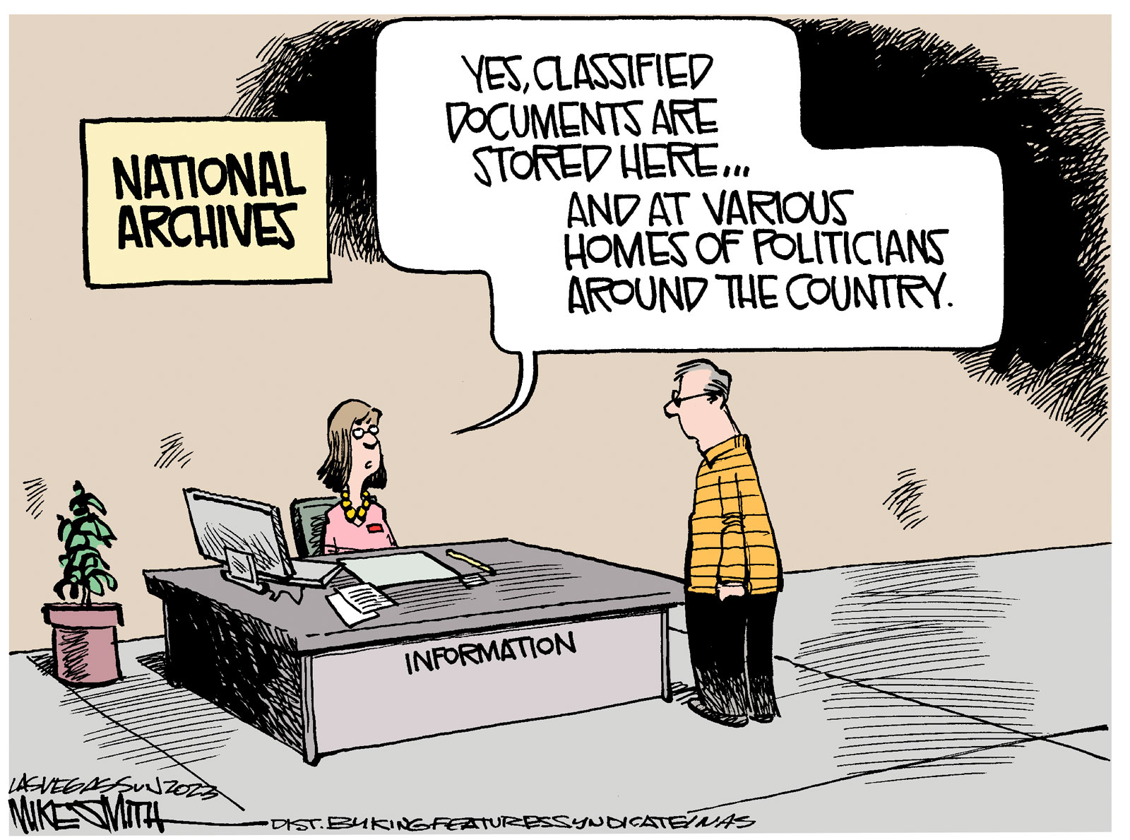 Mike Smith: Editorial Cartoons of 2023 - Las Vegas Sun News