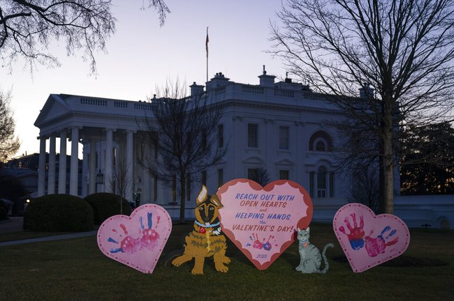 Open hearts, helping hands: Jill Biden's valentine to U.S. - Las Vegas ...