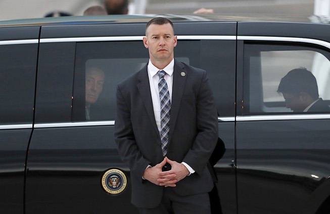 Photograph : President Joe Biden Arrives in Las Vegas