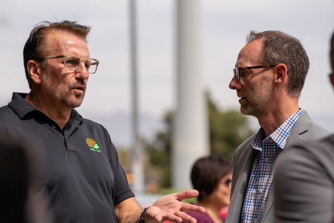 Solar Energy - Clark County Commissioner Justin Jones speaks to Sol Up ...