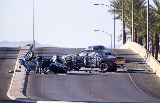 Las Vegas police: Henderson man, 60, dead after traffic crash - Las ...