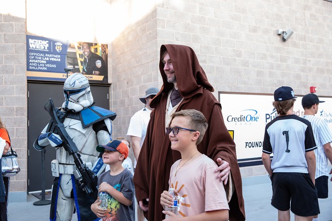 Kai Martinez Make-A-Wish Reveal - The Las Vegas Aviators host Star Wars ...