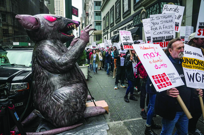 Scabby the Rat gives bite to union protests, but is he at the tail end ...