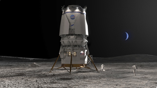 NASA picks Bezos' Blue Origin to build lunar landers for moonwalkers - Las Vegas Sun News