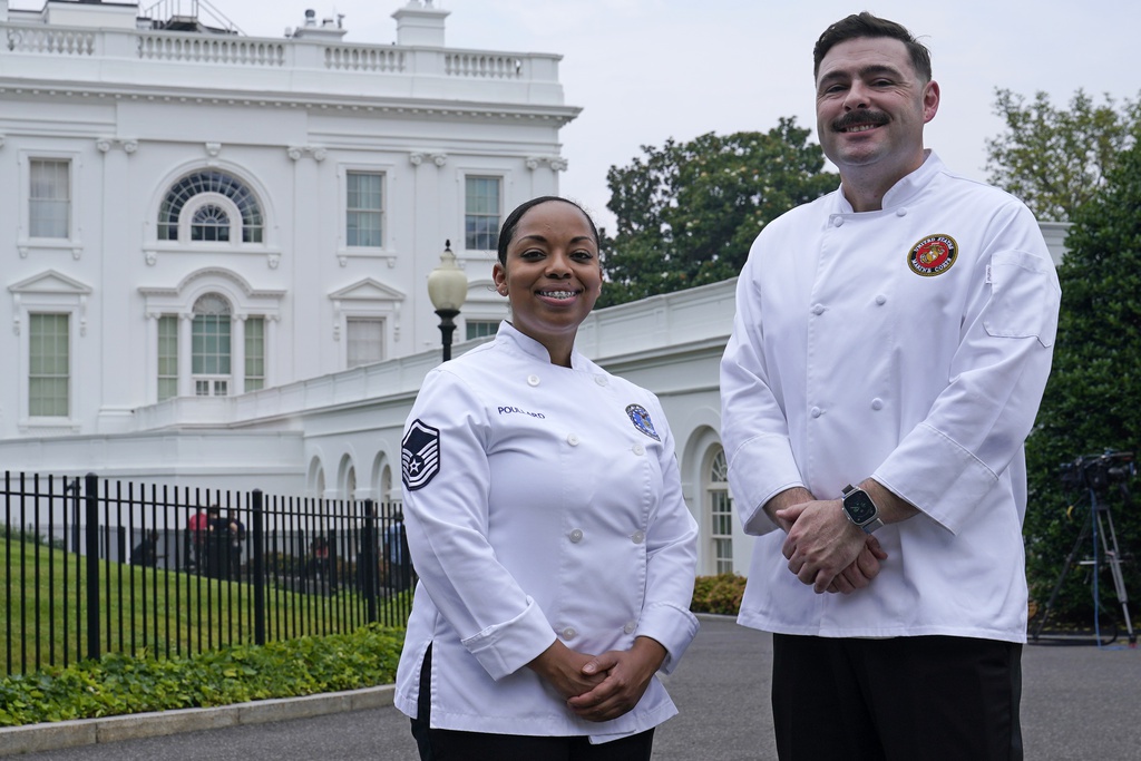 Jill Biden hosts military chefs crowned 'Chopped' champs for guest ...