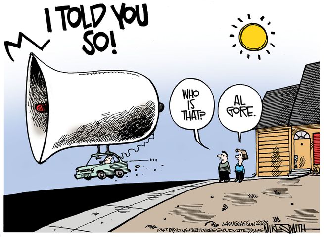 Mike Smith Cartoon: 072023 smith cartoon gore - Las Vegas Sun News