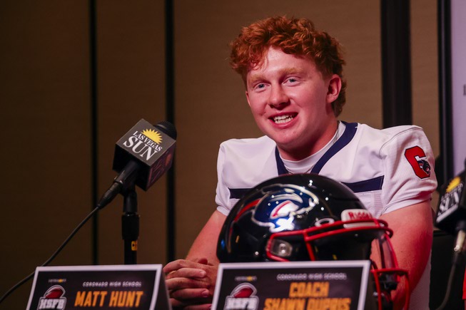 Las Vegas Sun High School Football Media Day - Coronados Matt Hunt ...