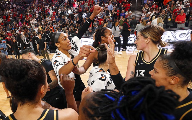 Aces soak in 'big deal' playing first game at T-Mobile Arena - Las ...