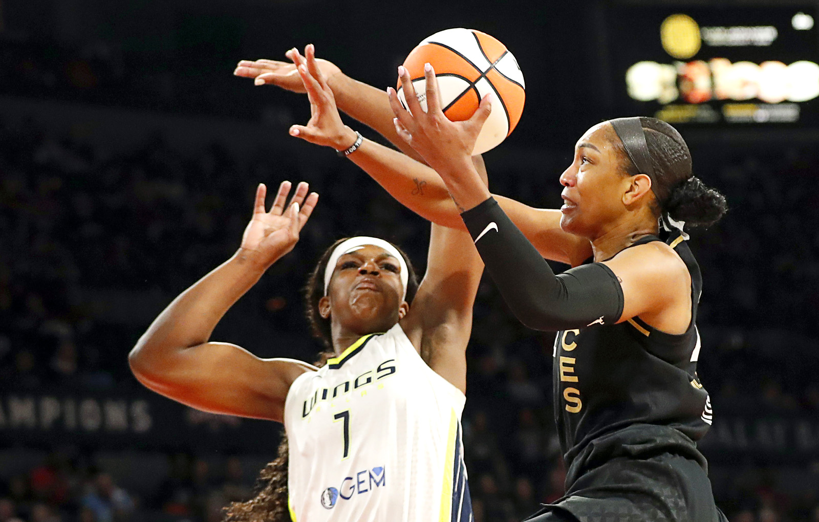 Aces Defeat Wings, 91-84, in Game 2 - Las Vegas Sun News