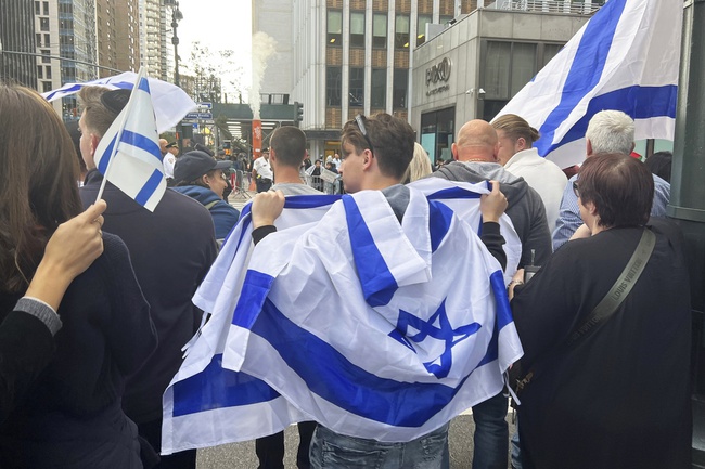 Israeli and Palestinian supporters rally across U.S. - Las Vegas Sun News