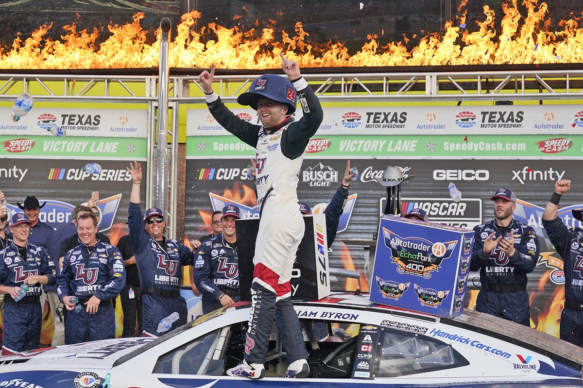 William Byron opens NASCAR's next round of playoffs as championship ...