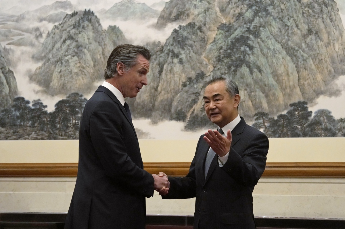 California Gov. Newsom has rare friendly exchange with China's senior ...